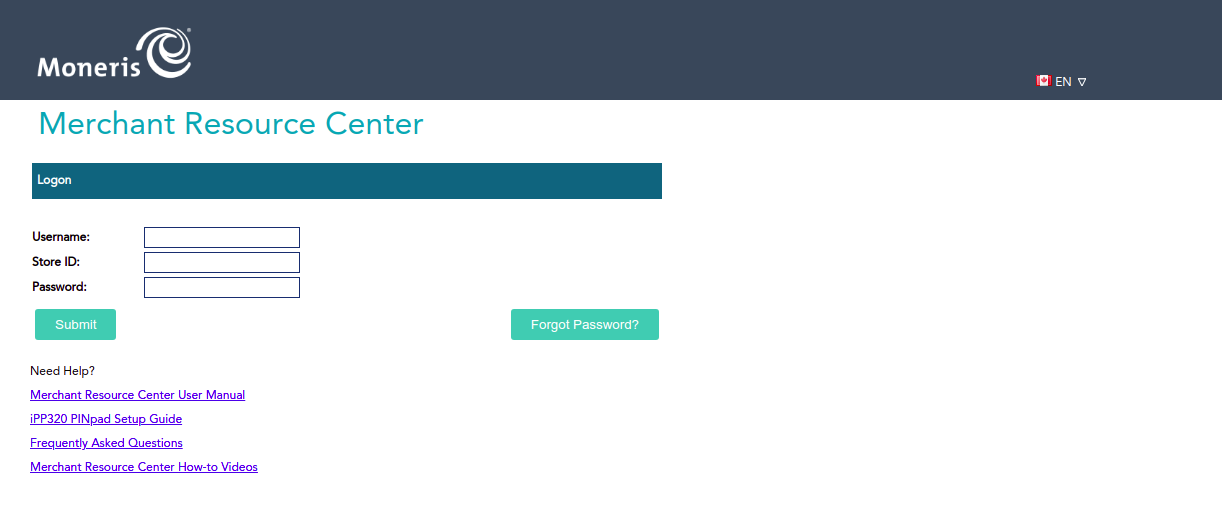 Configuration du terminal Moneris P400 – PHPReaction | Logiciels de ...